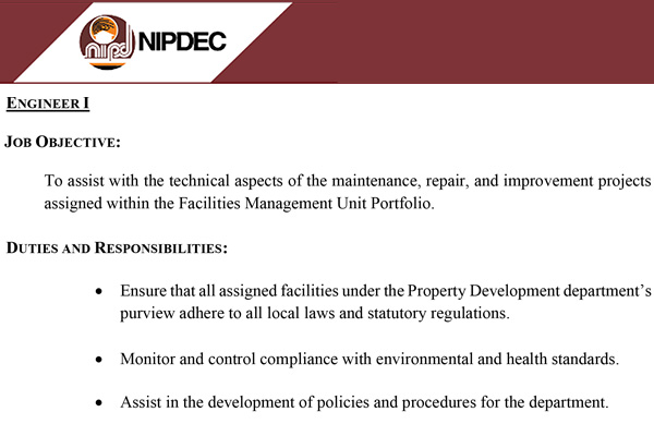 NIPDEC – Your Partner in Development