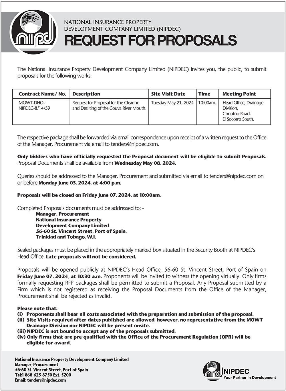 NIPDEC – Your Partner in Development