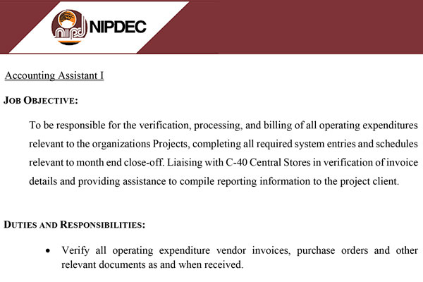 NIPDEC – Your Partner in Development